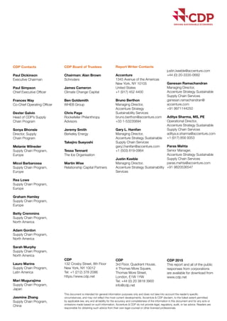 CDP Supply-Chain-report-2015 | PDF