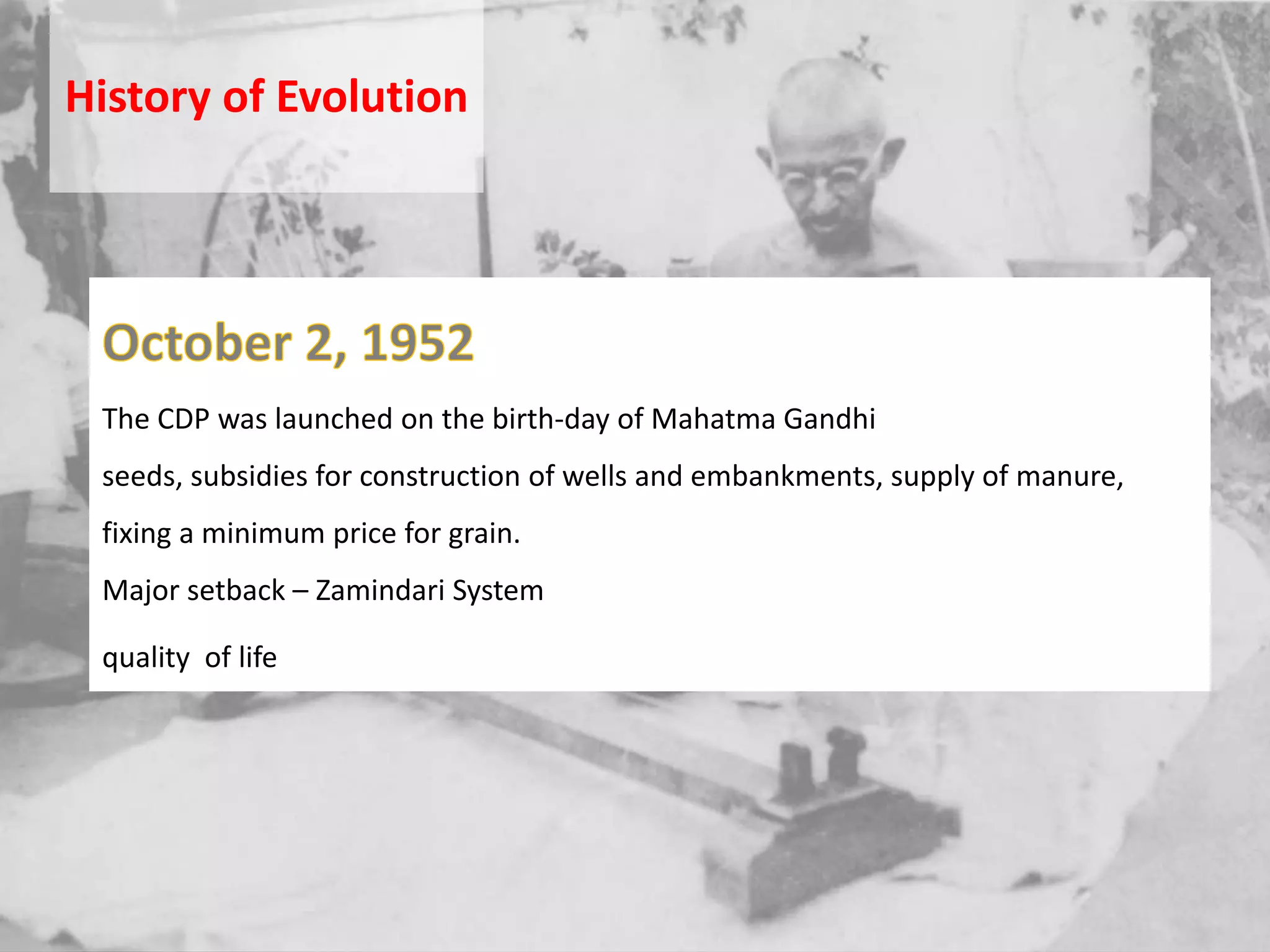 Community Development Program 1952 | PPTX