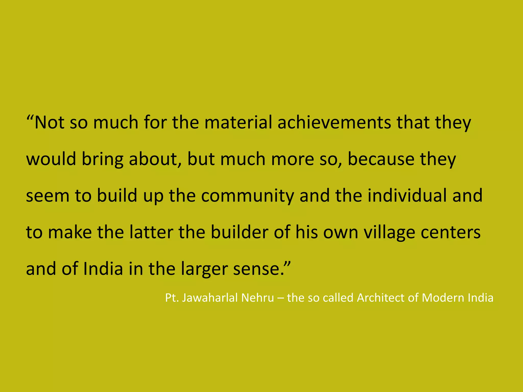 Community Development Program 1952 | PPTX