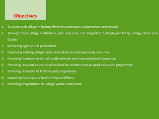 Community Development Program 1952 | PPTX