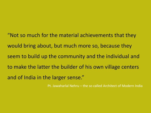 Community Development Program 1952 | PPTX