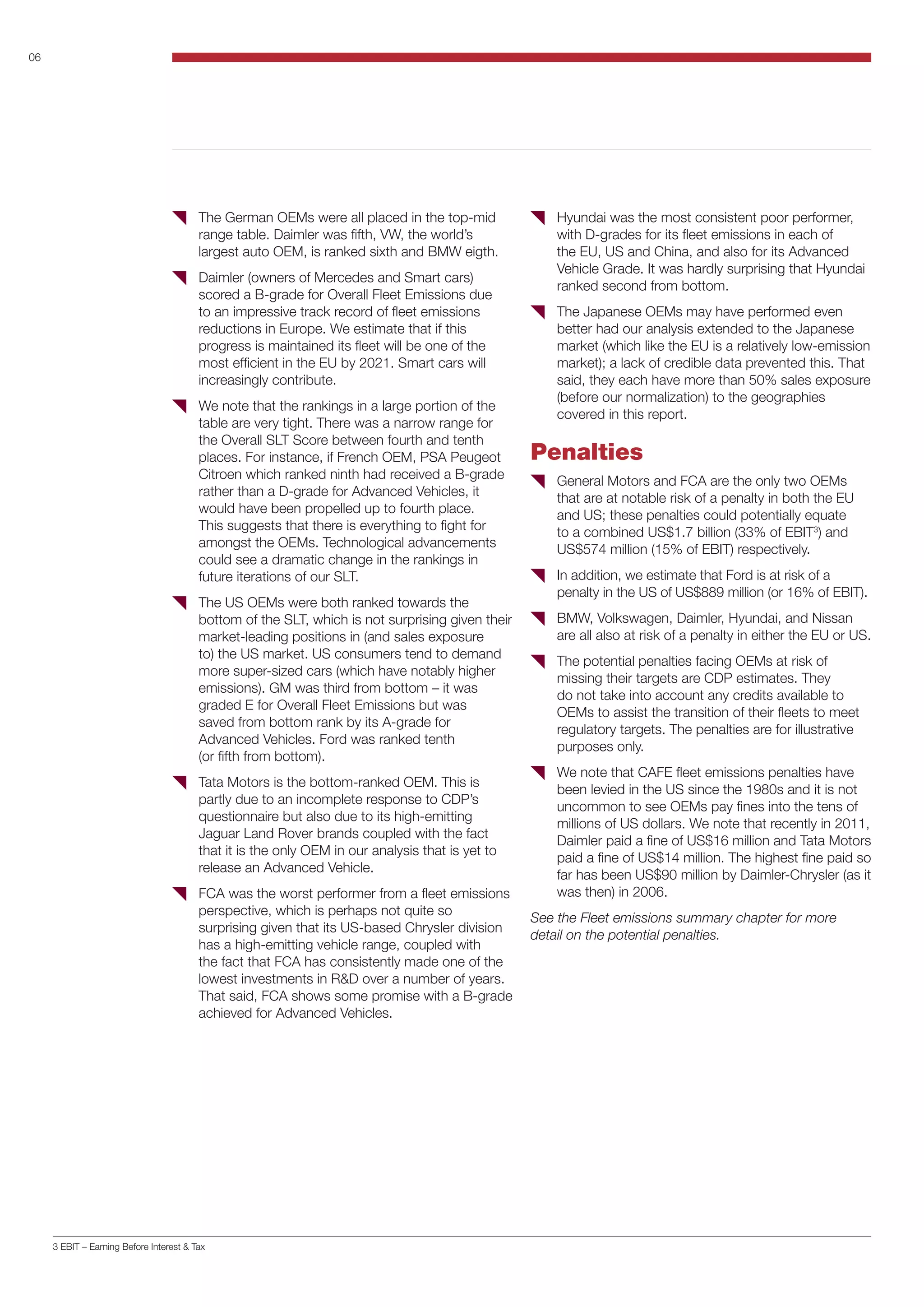 CDP Auto Manufacturers report | PDF