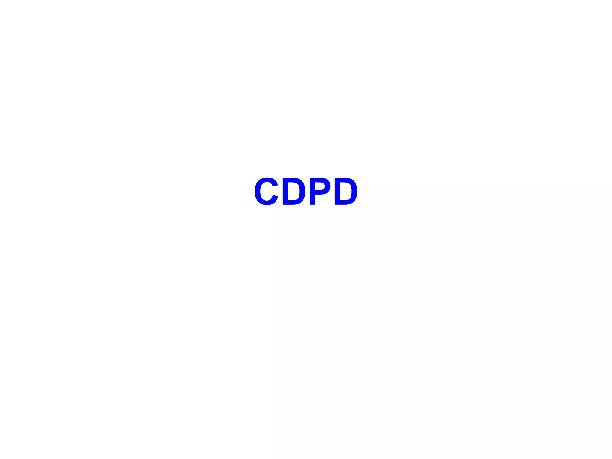 Cdpd | PDF