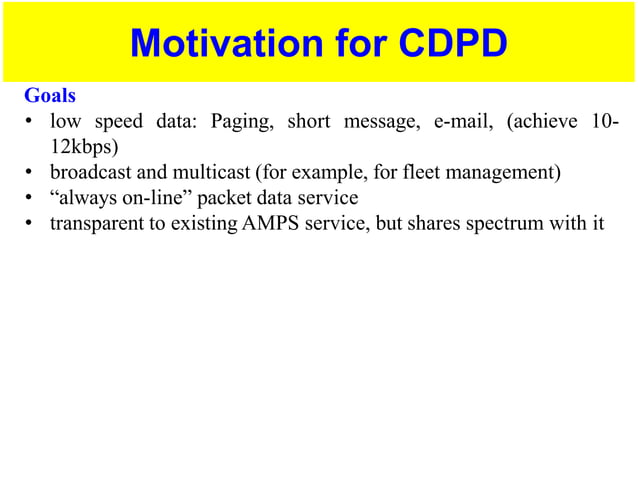 Cdpd | PDF