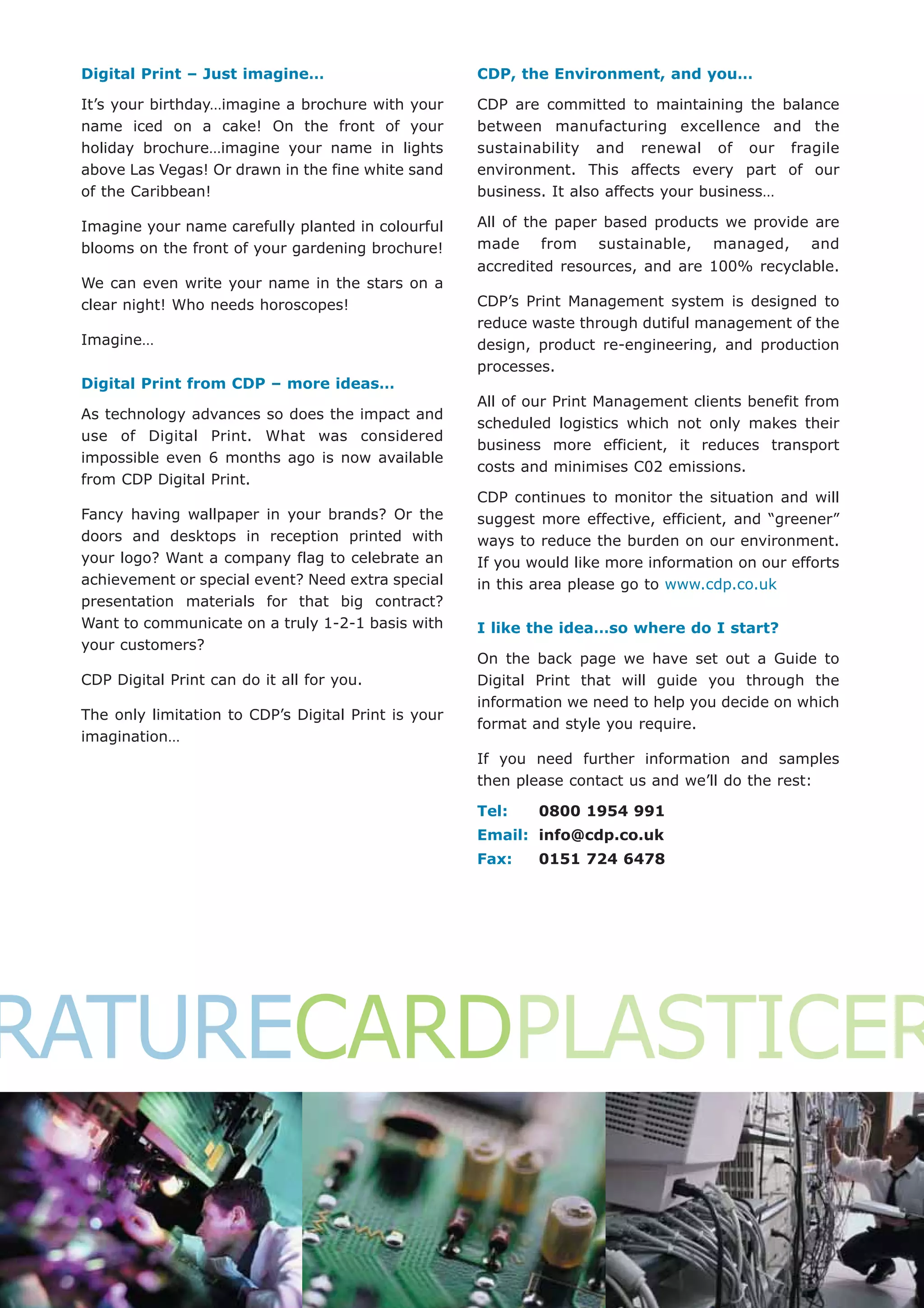 Cdp Digital Print | PDF