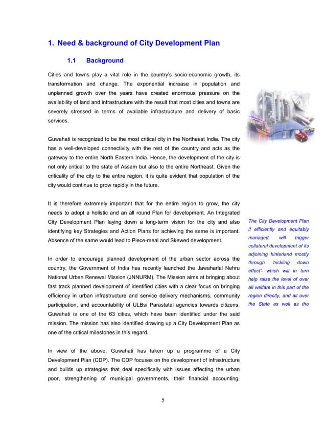 City development plan guwahati | PDF