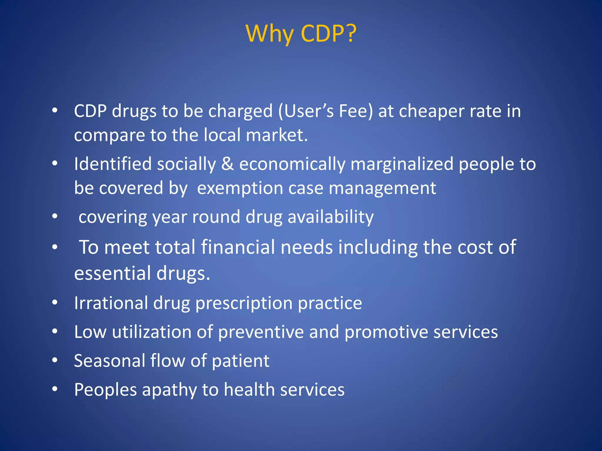 Community Drug program , its succes and challenges | PPTX