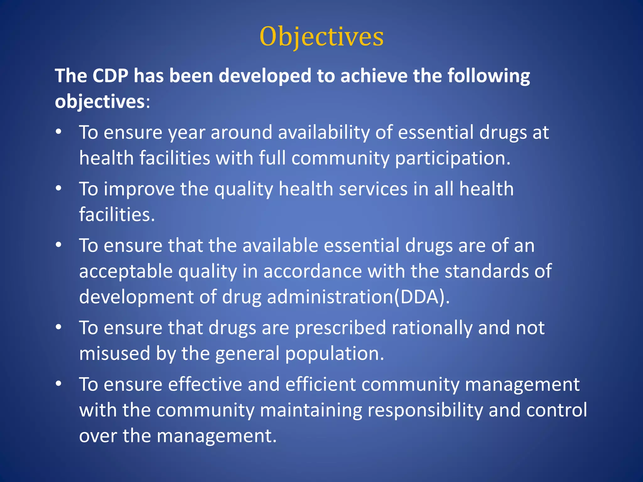 Community Drug program , its succes and challenges | PPTX