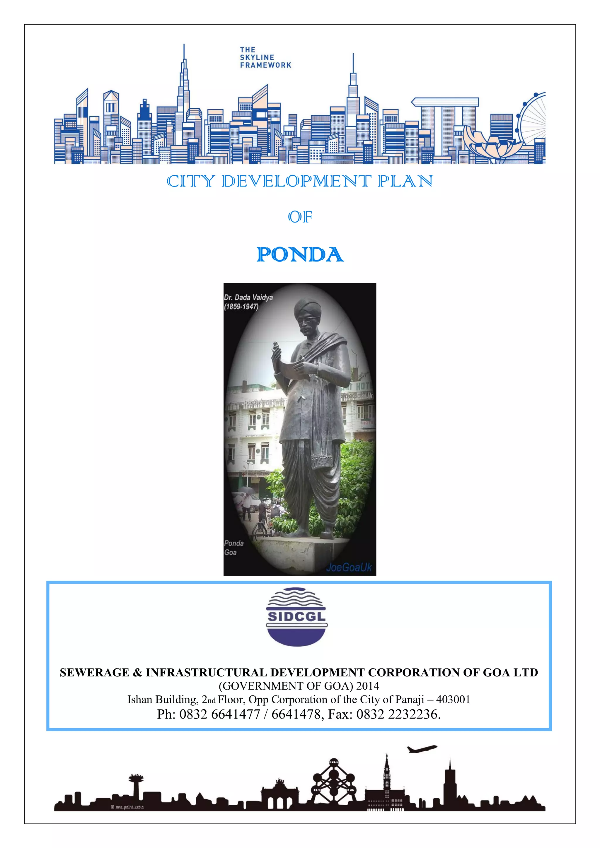 City Development Plan Ponda Pdf