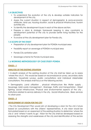 City development plan Ponda | PDF