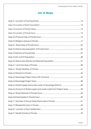 City development plan Ponda | PDF