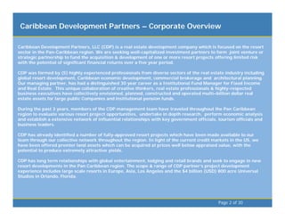 Caribbean Development Partners | PDF