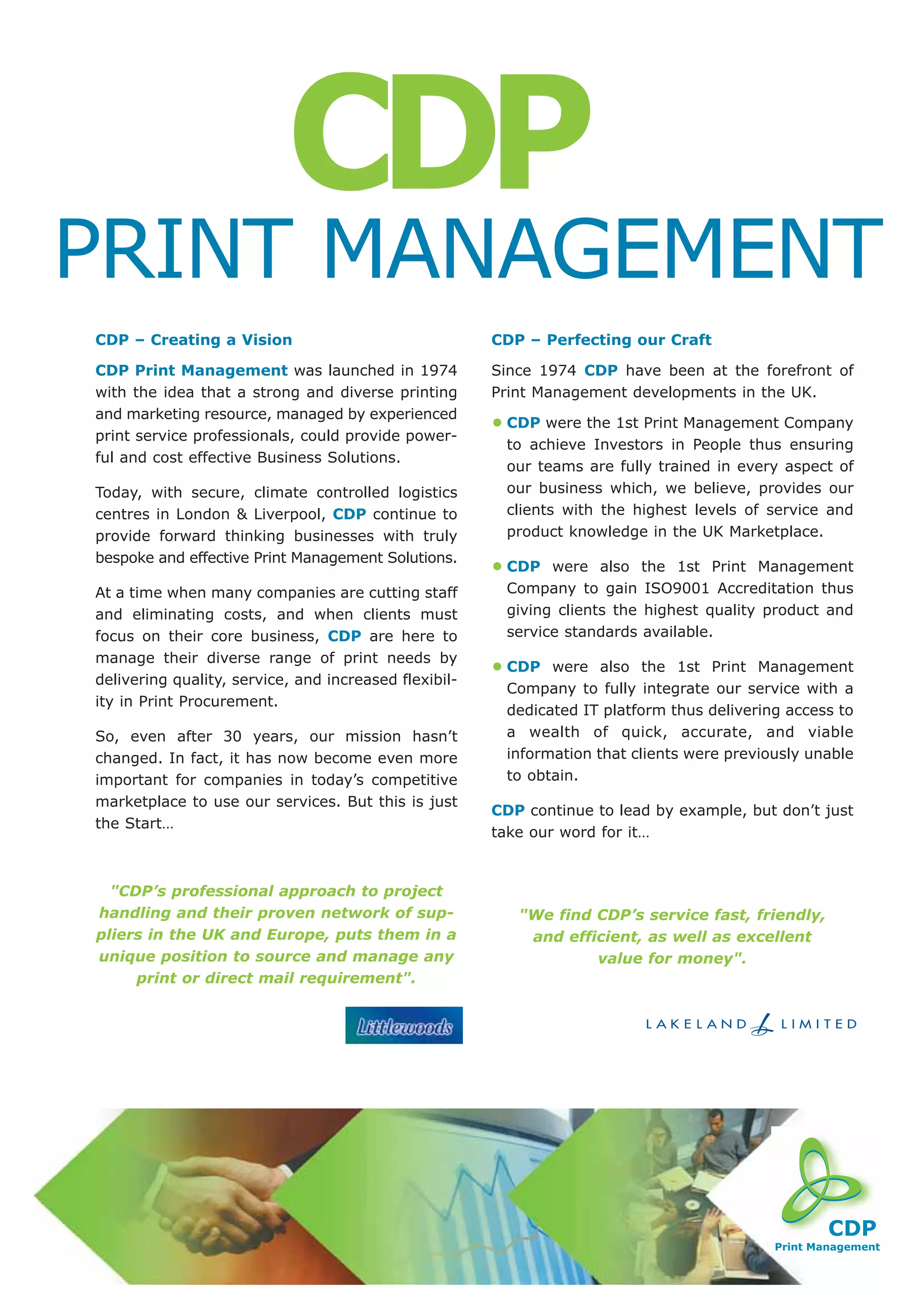 Cdp Print Management | PDF