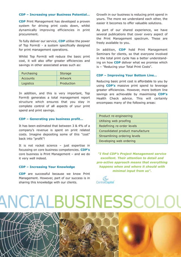 Cdp Print Management | PDF