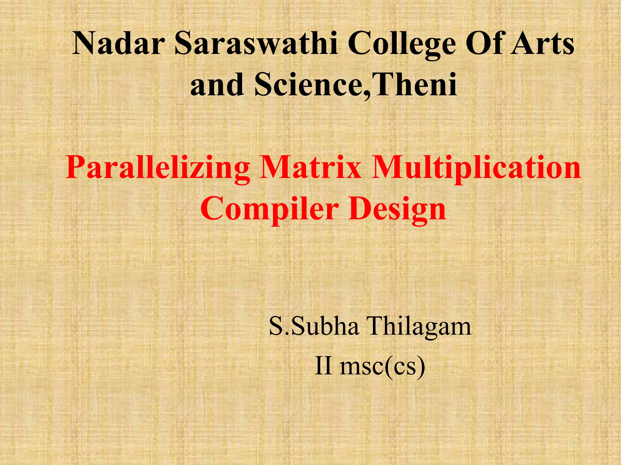 Compiler Design | PPTX