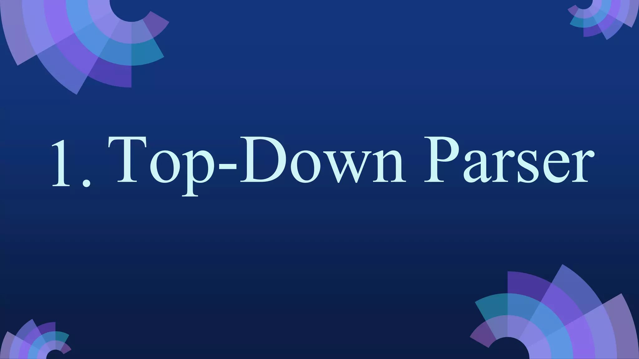 Types of Parser | PPTX