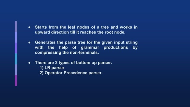 Types of Parser | PPTX