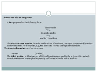 COMPILER DESIGN- Introduction & Lexical Analysis: | PDF