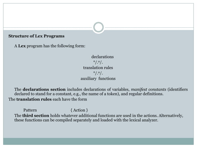 COMPILER DESIGN- Introduction & Lexical Analysis: | PDF | Programming ...