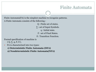 COMPILER DESIGN- Introduction & Lexical Analysis: | PDF