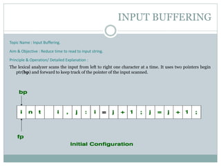 COMPILER DESIGN- Introduction & Lexical Analysis: | PDF
