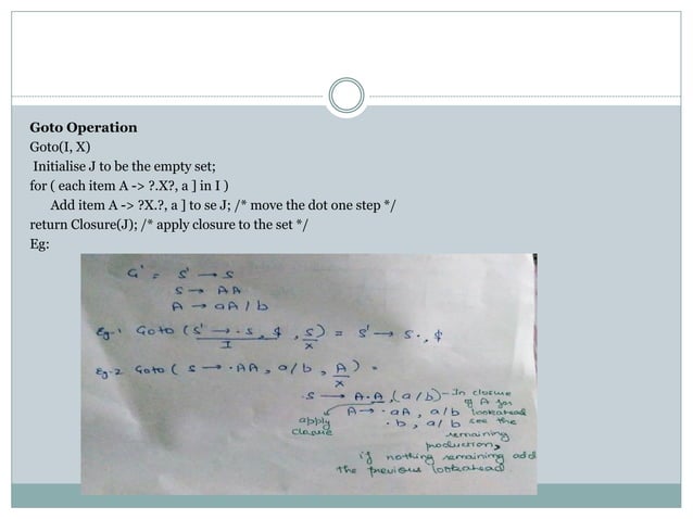 COMPILER DESIGN- Syntax Analysis | PPT