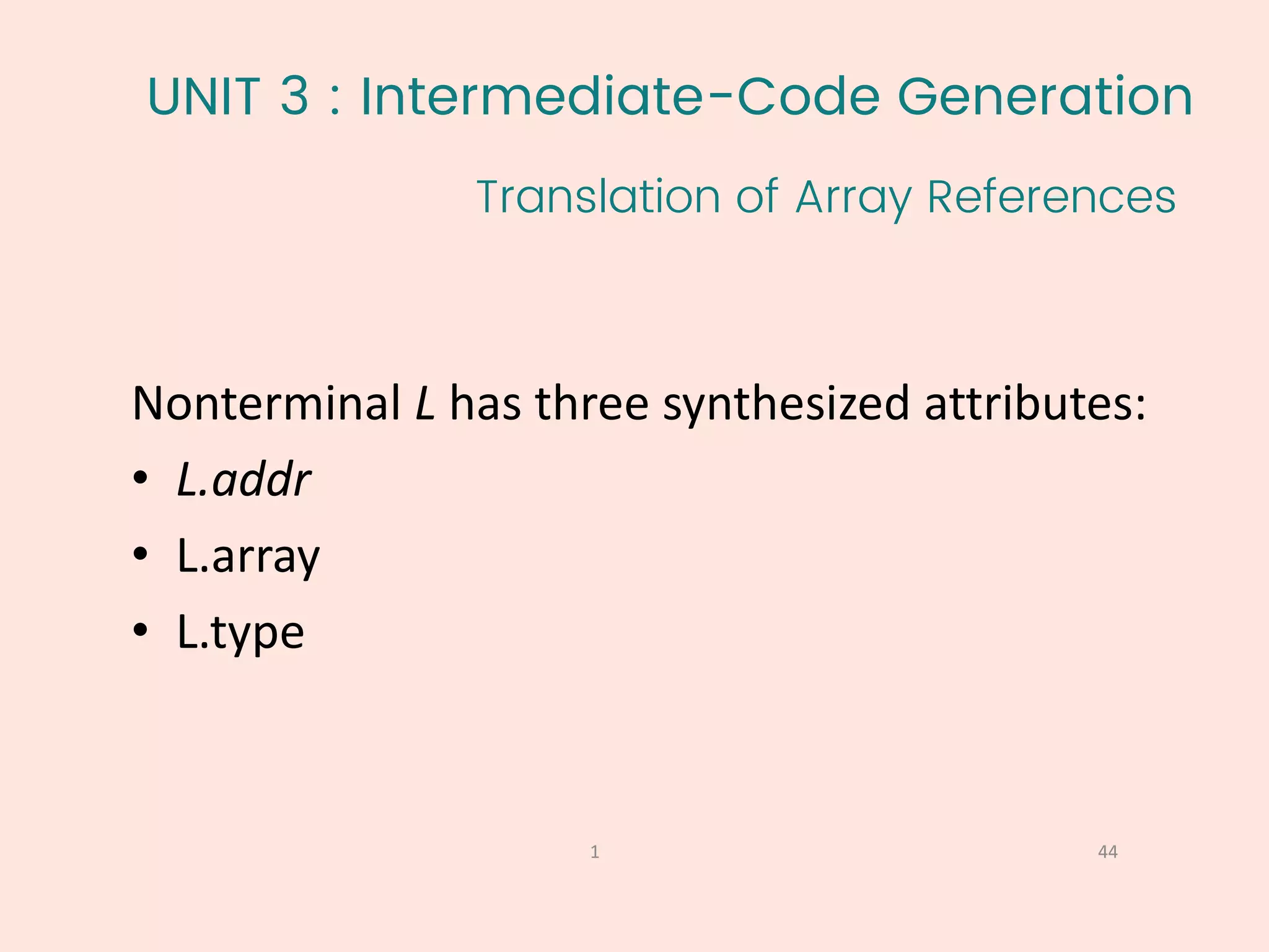 Compiler Design Syntax Directed Translation Pdf Programming