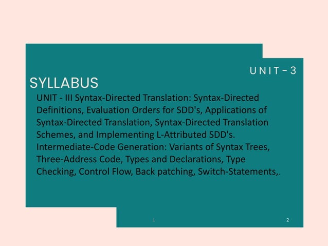 COMPILER DESIGN- Syntax Directed Translation | PDF | Programming Languages | Computing