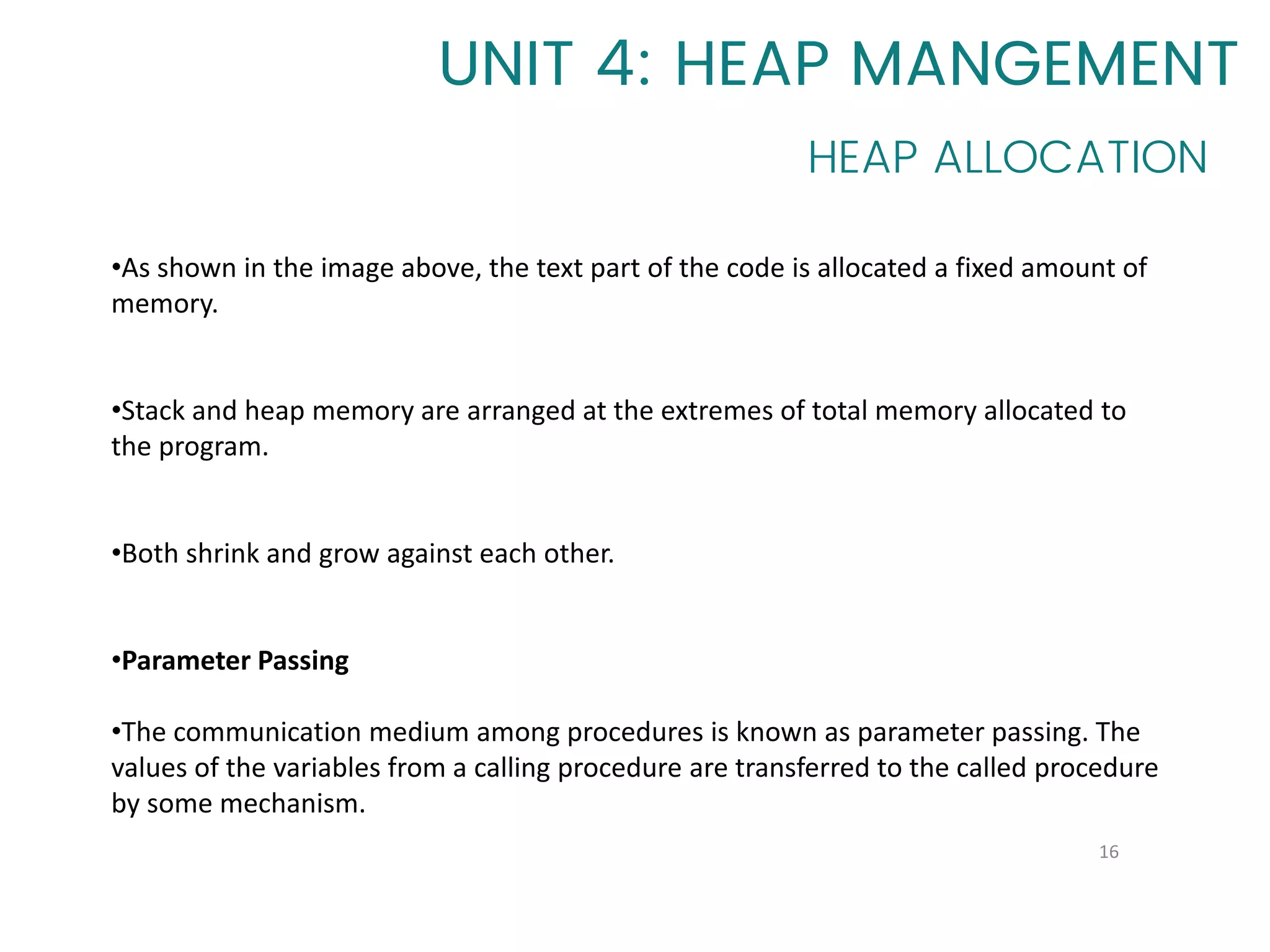COMPILER DESIGN Run-Time Environments | PDF