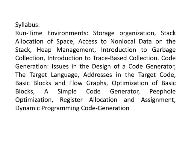 COMPILER DESIGN Run-Time Environments | PDF | Data Storage and Warehousing | Computing