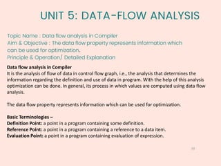 Compiler Design- Machine Independent Optimizations | PDF