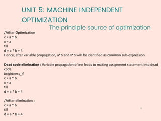 Compiler Design- Machine Independent Optimizations | PDF | Programming Languages | Computing