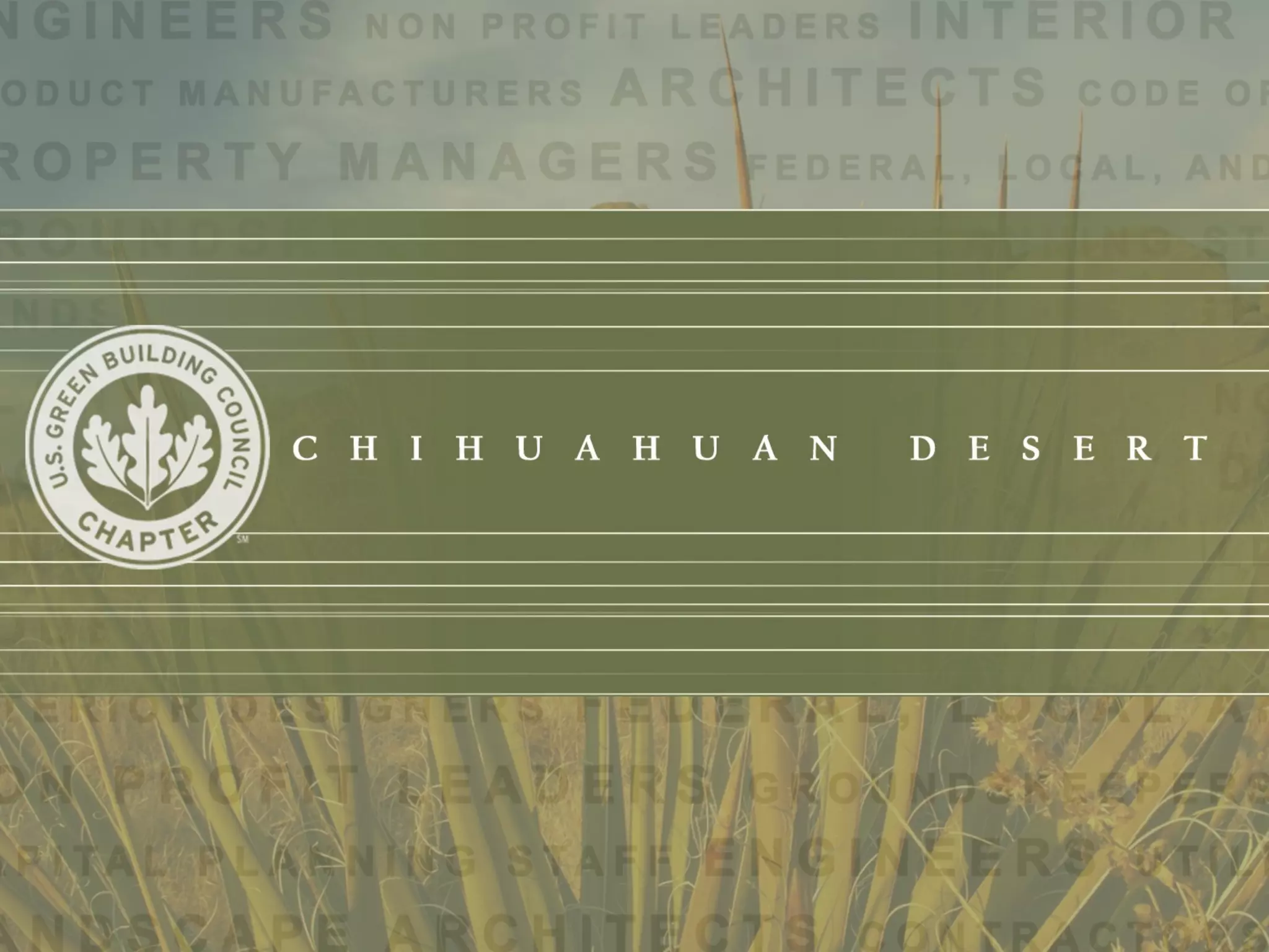 USGBC Chihuahuan Desert Chapter | PPT