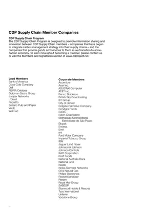 CDP Supply Chain Report 2012 - A New Era Supplier Management in the Low ...