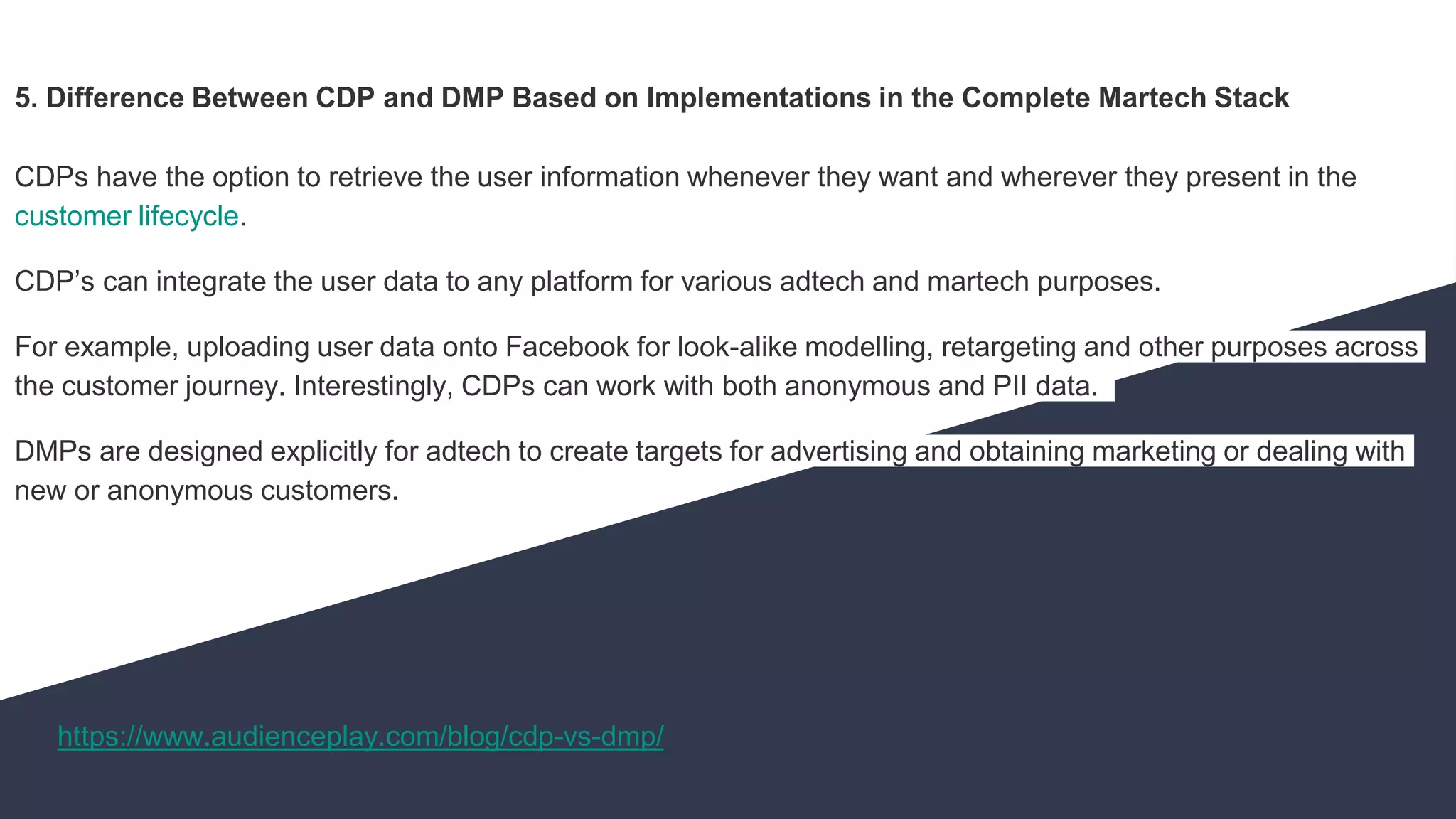 Cdp vs dmp | PPTX