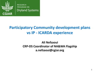 Participatory Community Development Plans | PPTX