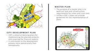 CDP vs Master Plan difference in urban development | PPTX