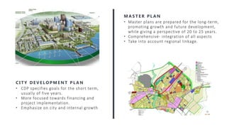 CDP vs Master Plan difference in urban development | PPTX