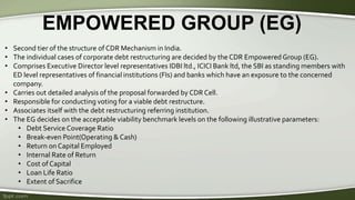 Corporate Debt Restructuring In India | PPTX