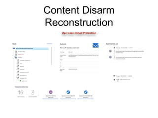 Content Disarm Reconstruction & Cyber Kill Chain | PPTX