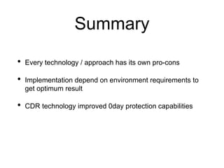 Content Disarm Reconstruction & Cyber Kill Chain | PPTX