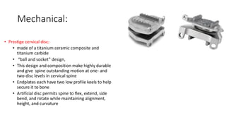 Cervical Disc Replacement in Orthopaedics | PPTX
