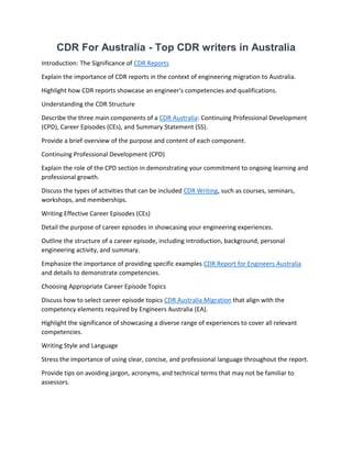 CDR For Austrailia.pdf