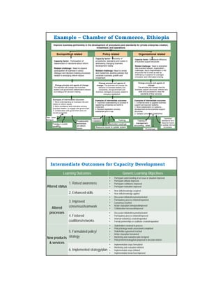 Implementing a results framework for capacity development | PDF ...