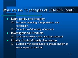 Cdrh learn module gcp 101 -lacorte | PDF | Medical Tests | Medical Health