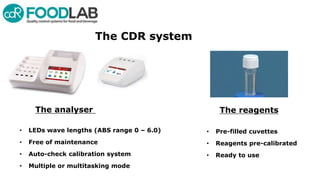 Innovative at-line quality control methods in Food & Beverage industry ...