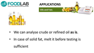 Innovative at-line quality control methods in Food & Beverage industry ...