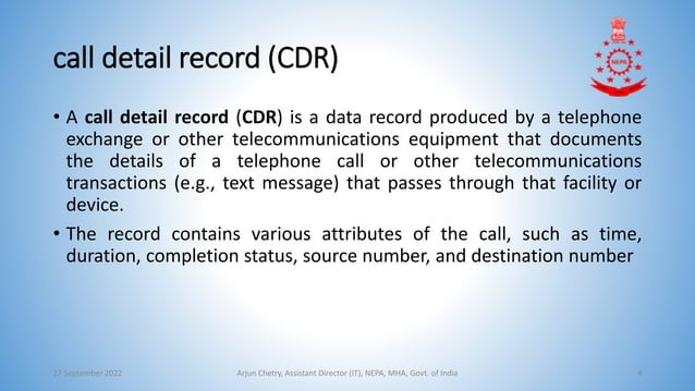 CDR IPDR Investigation for law enforcements.pdf | Web Conferencing ...