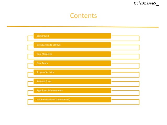 Cdrive company presentation[1] | PPT
