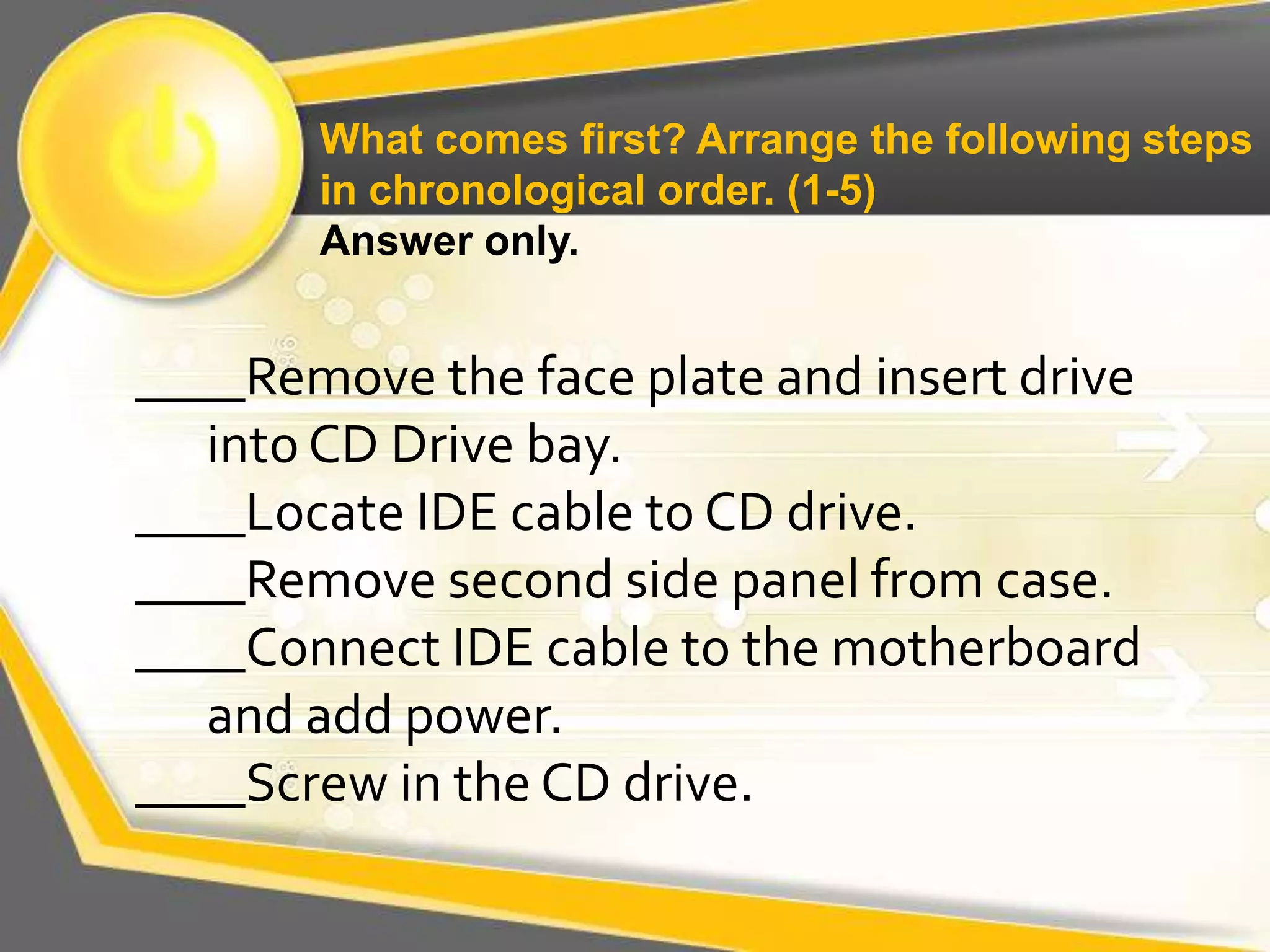 CD DRIVE | PPTX